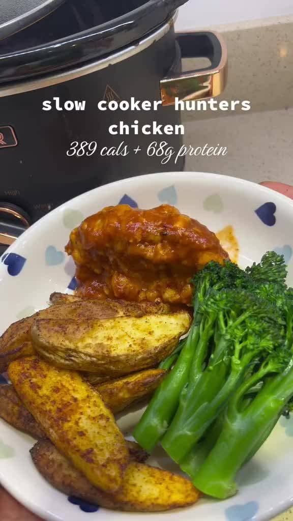 Slow Cooker Hunters Chicken – High Protein, Low Calorie Comfort Meal